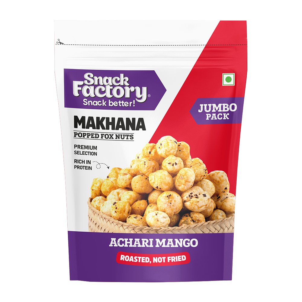 Snack Factory Makhana (Achari Mango, 62gm) – Natures Miracle